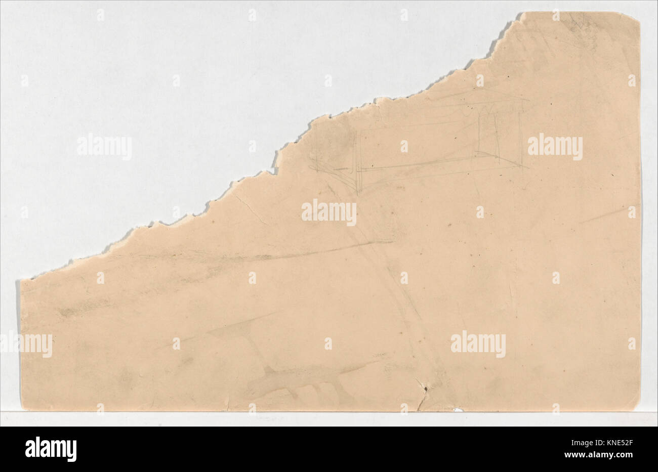 This design for a chancel rail illustrates the architectural style and ...