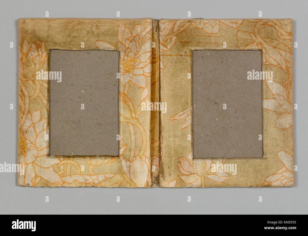 This double frame, designed by Candace Wheeler, showcases elegant ...