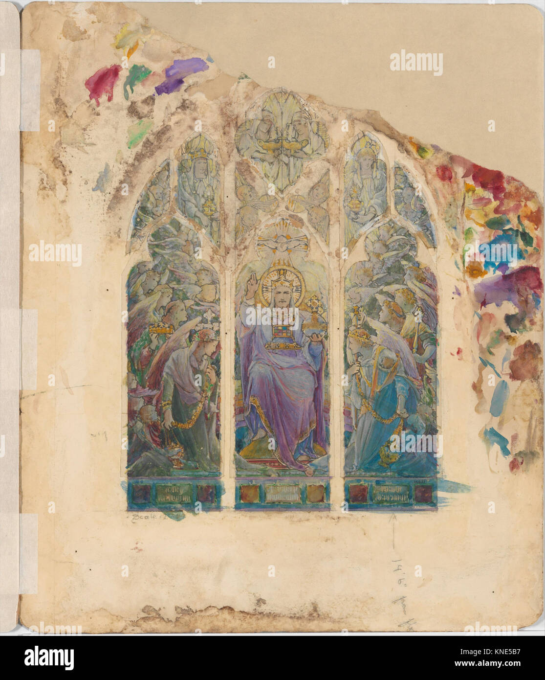 Te deum stained glass window hi-res stock photography and images - Alamy