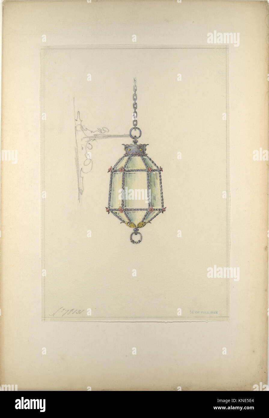This design illustrates the proposed style and structure of a hanging ...