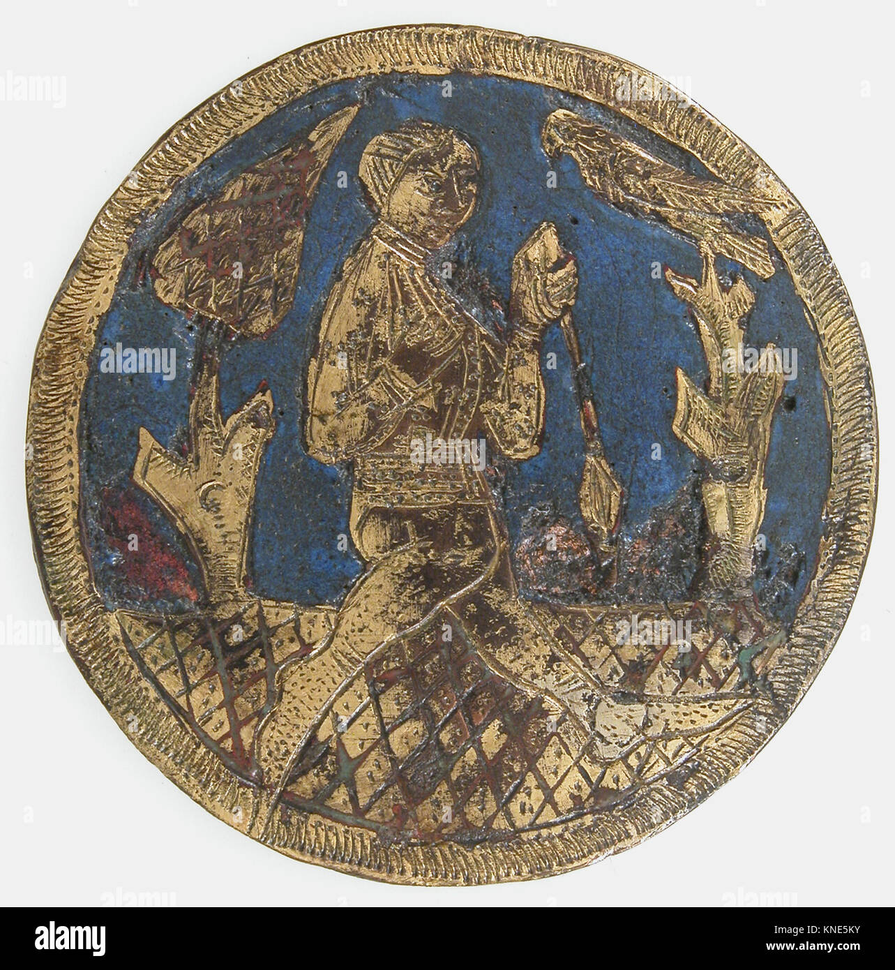 This harness pendant is a detailed example of medieval decorative art ...