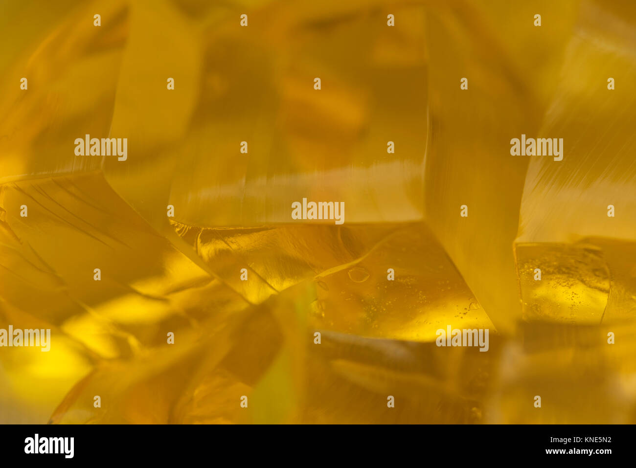 Yellow Jelly Macro Stock Photo - Alamy