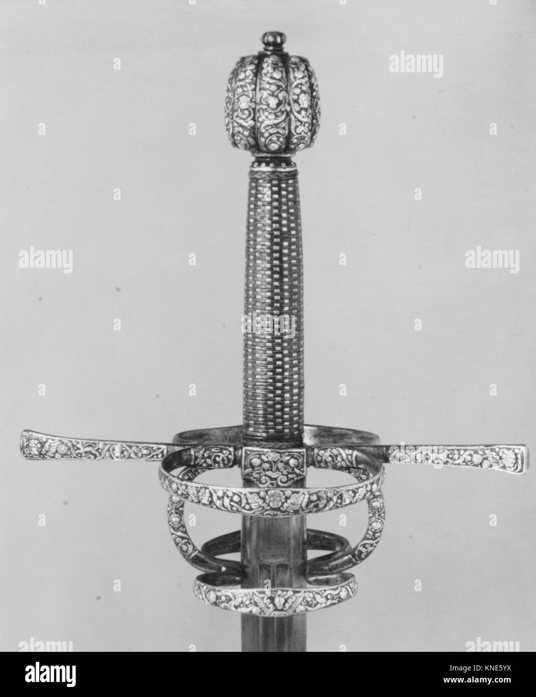 This broadsword, displayed in the MET, is a finely crafted weapon with ...