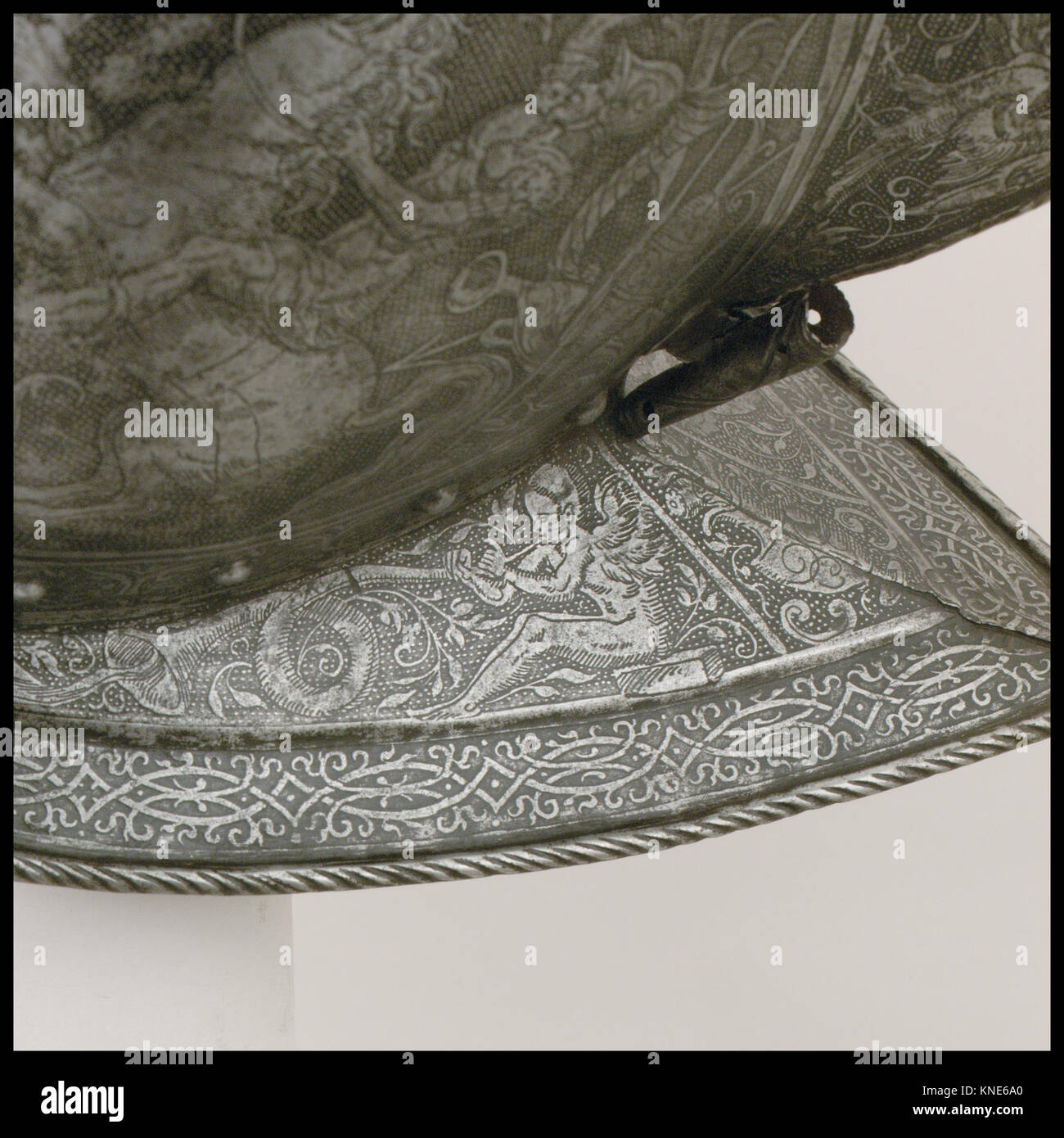 This comb morion is an example of 16th-century armor, featuring ...