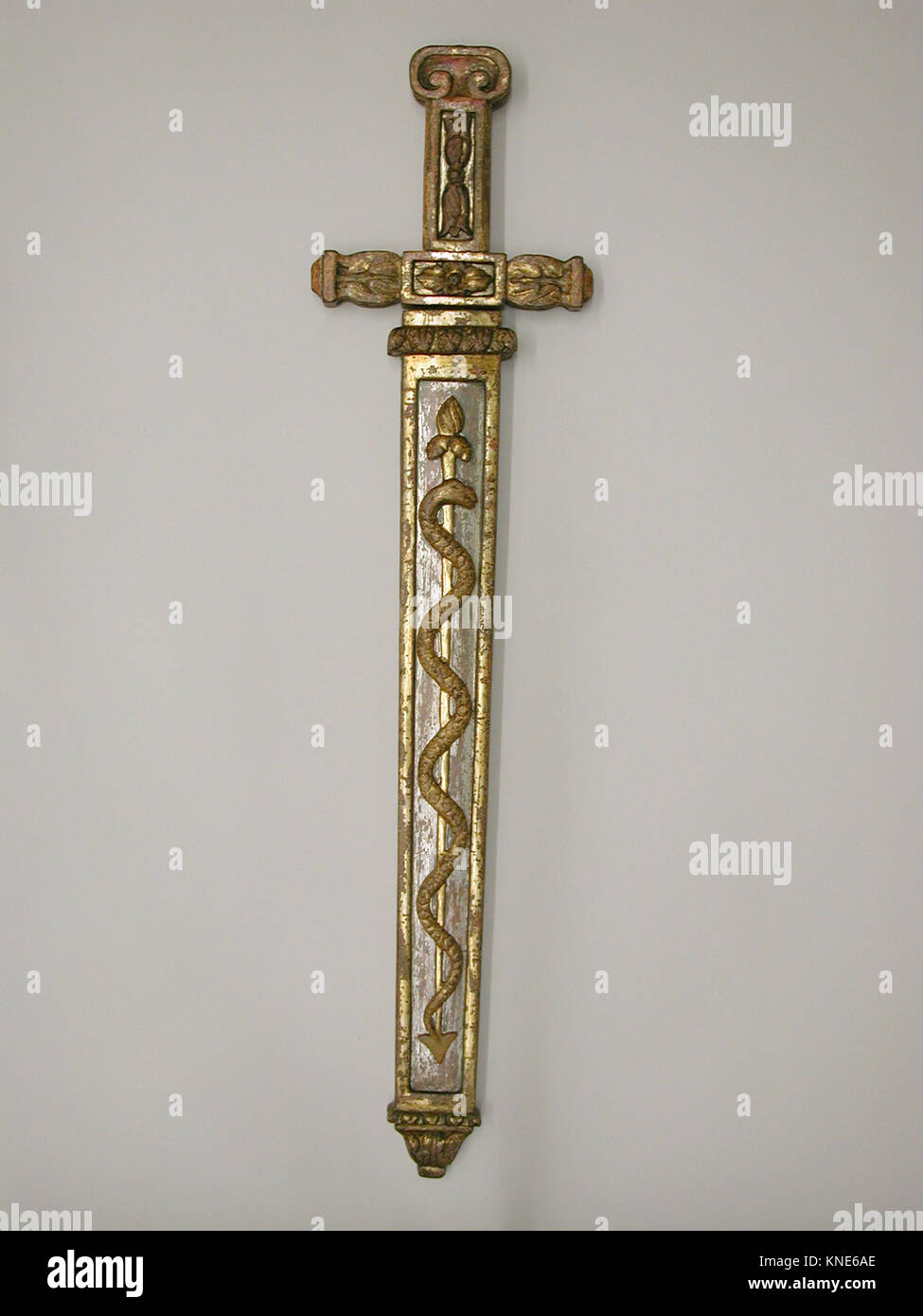 This costume sword, designed in the Classical style, includes a ...