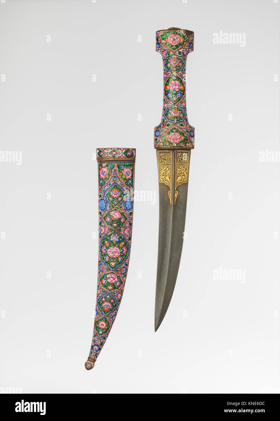 Dagger with Sheath MET DP157702 31854 Stock Photo - Alamy