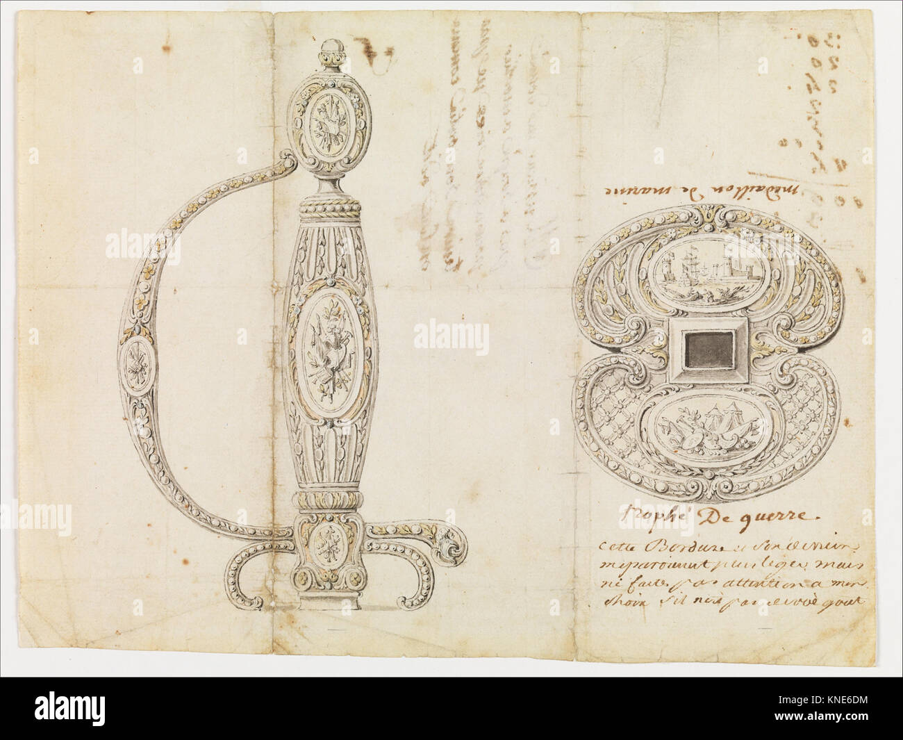 This design for a smallsword hilt showcases the elegance and ...