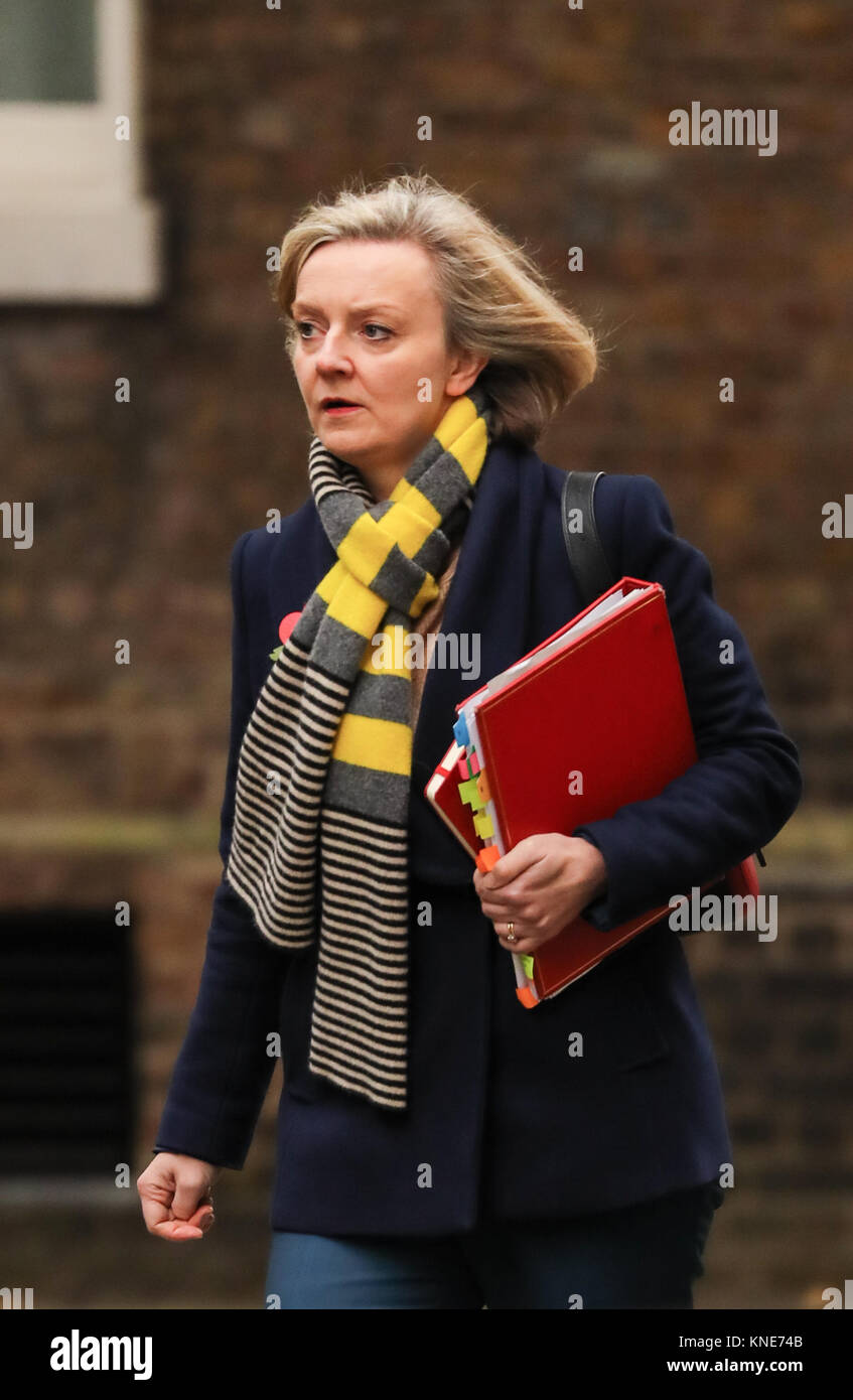 Elizabeth Truss MP, Chief Secretary to the Treasury walks arrives at 10 ...