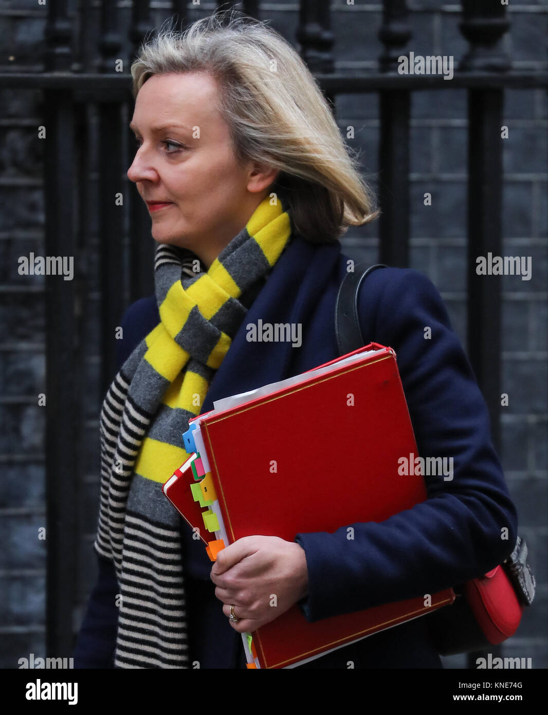 Elizabeth Truss MP, Chief Secretary to the Treasury walks arrives at 10 ...