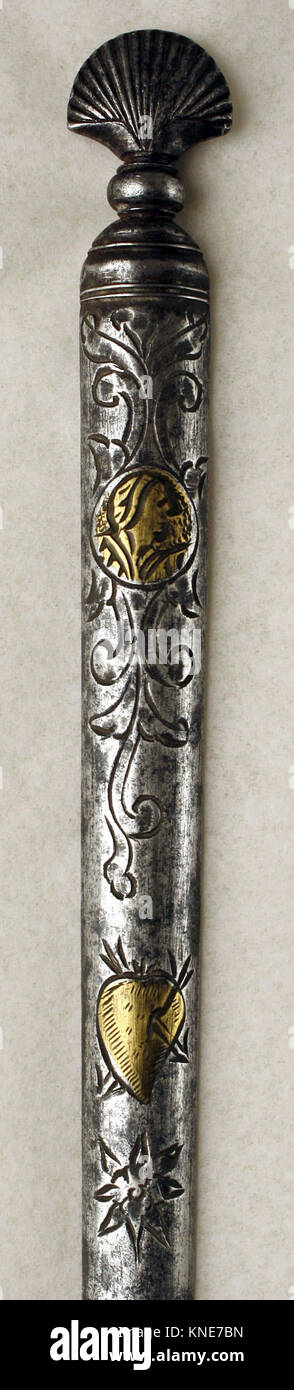 This busk, a stiffening element used in corsets, is made of ivory. It ...