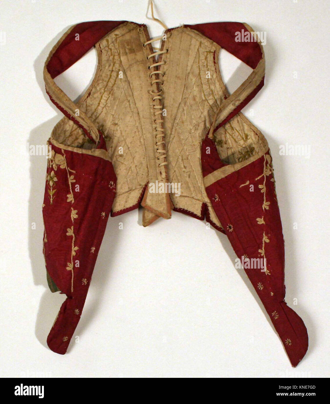 This historical bodice demonstrates period construction techniques ...