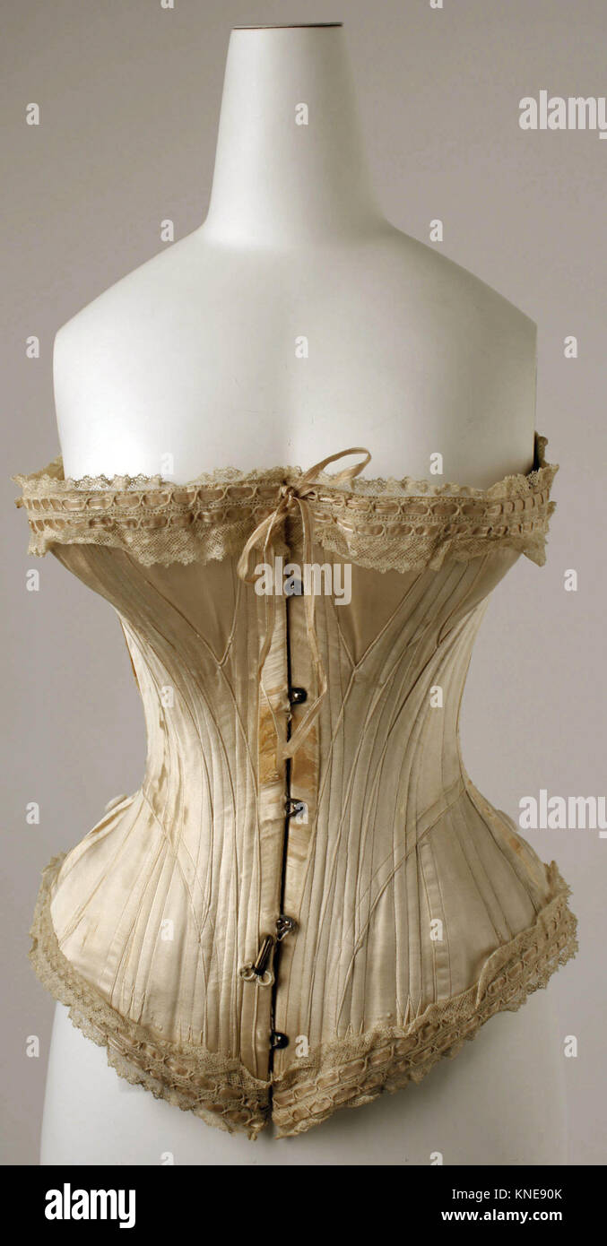 This corset is a fine example of historical fashion, reflecting the ...