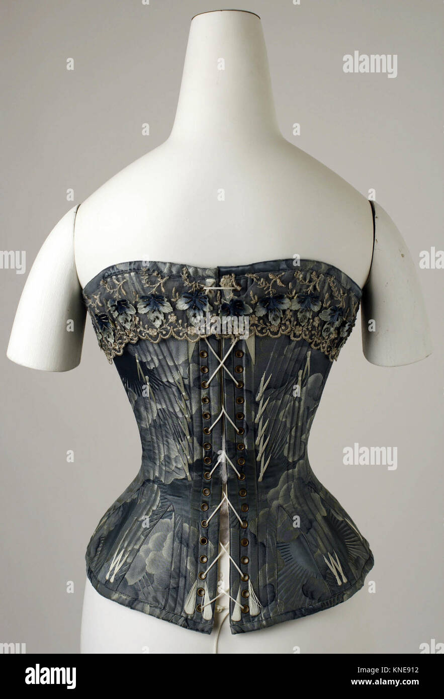 This corset, MET CI48.39.4, is a historical undergarment from the 19th ...