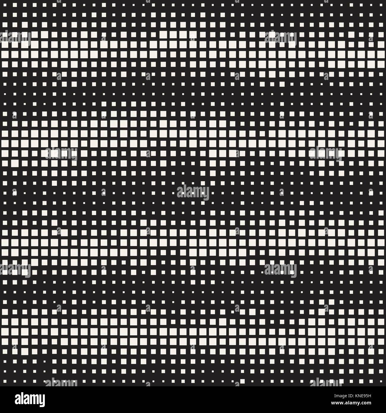 Modern Stylish Halftone Texture. Endless Abstract Background With Random Size Squares. Vector ...