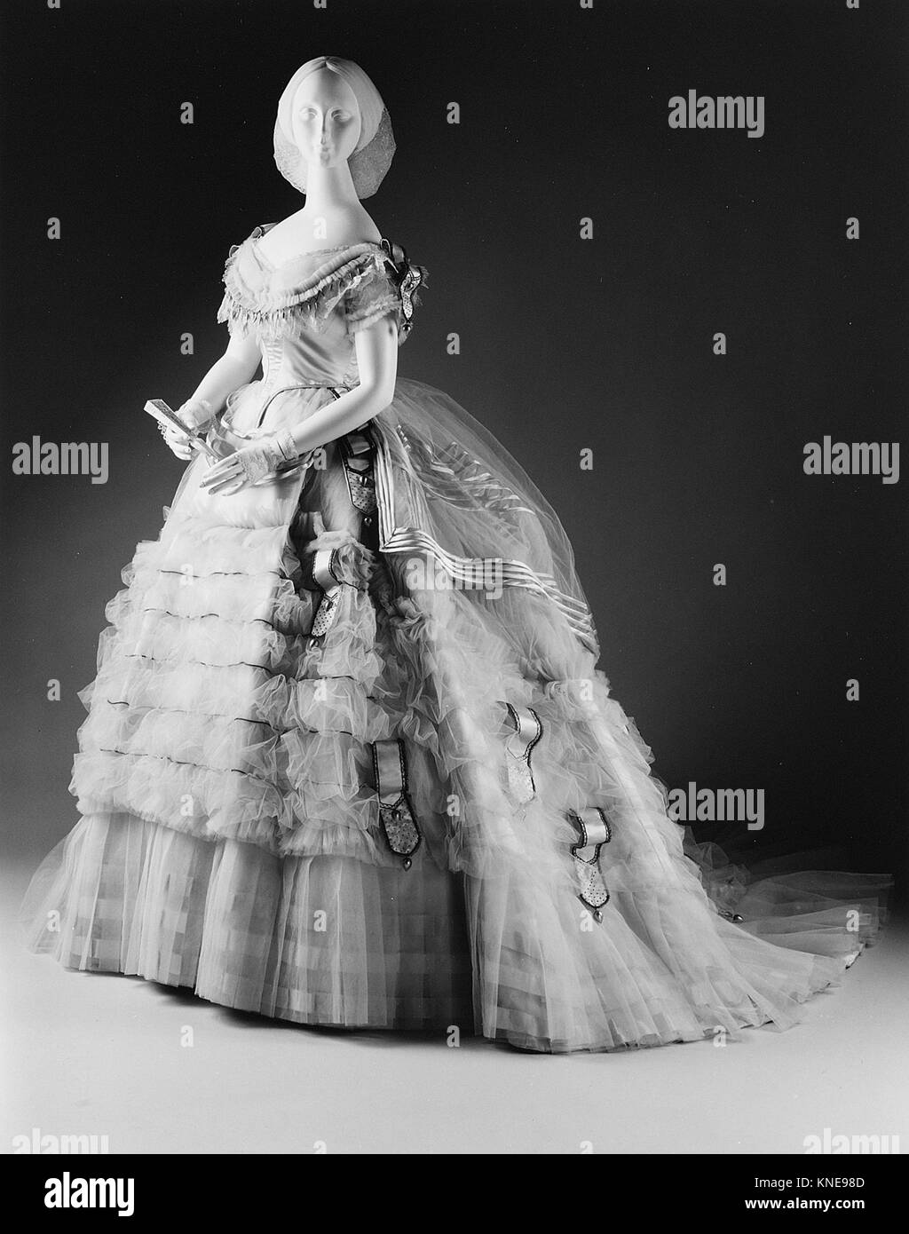 This ball gown from the MET collection is a prime example of period ...