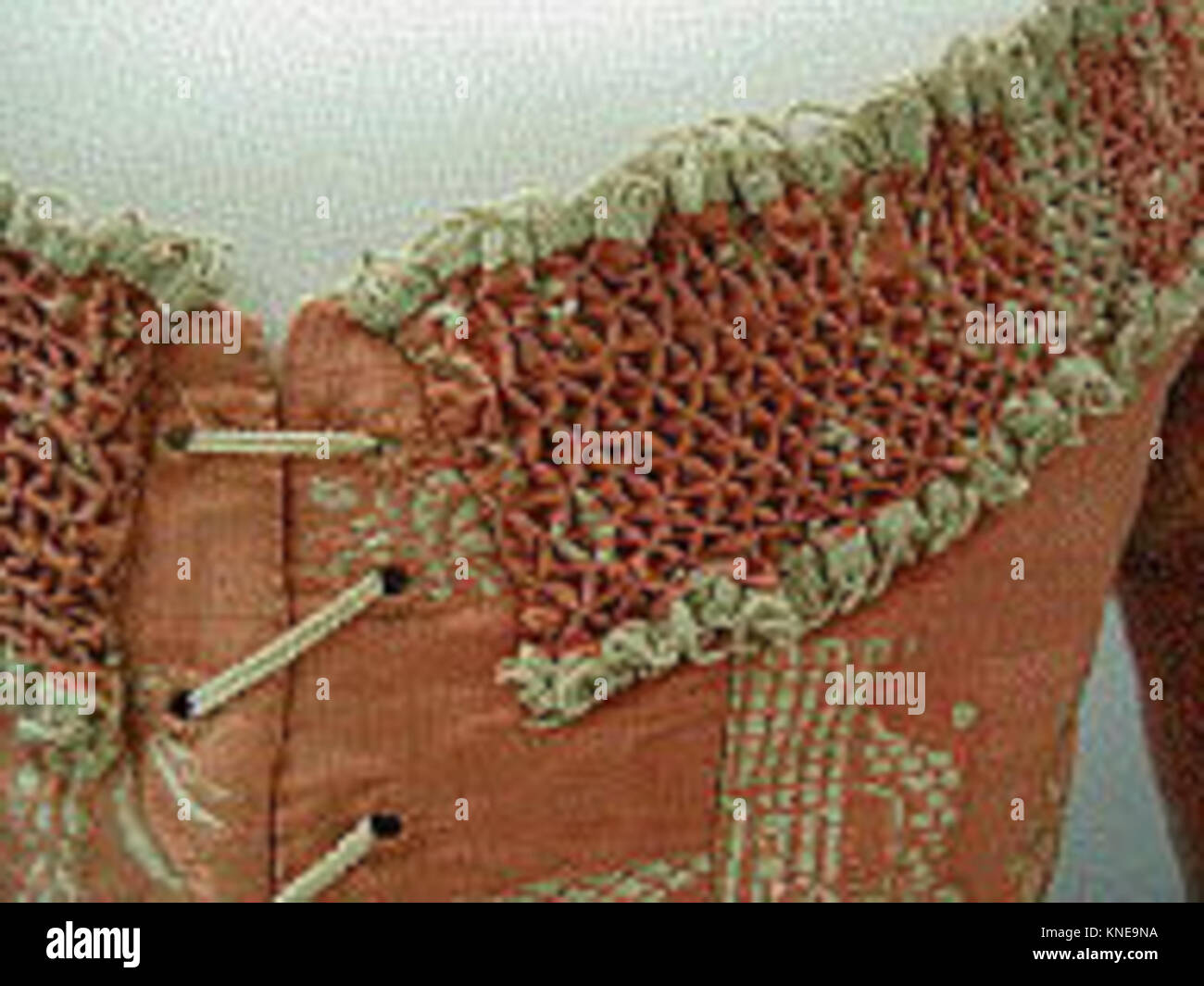 This bodice, featuring detailed construction and design, exemplifies ...