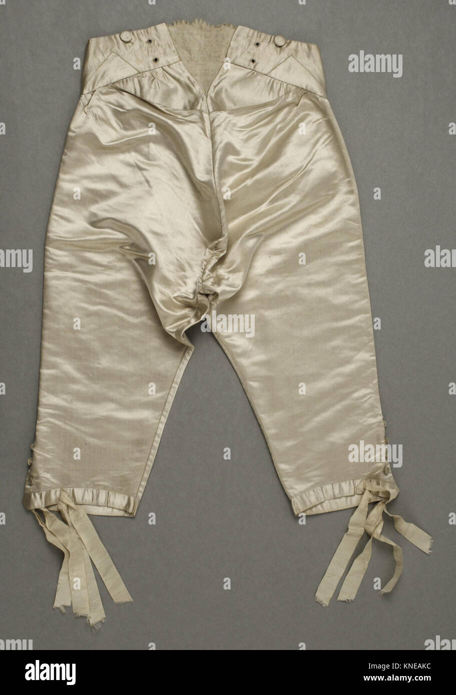These breeches are a historical garment, showcasing the fashion of the ...