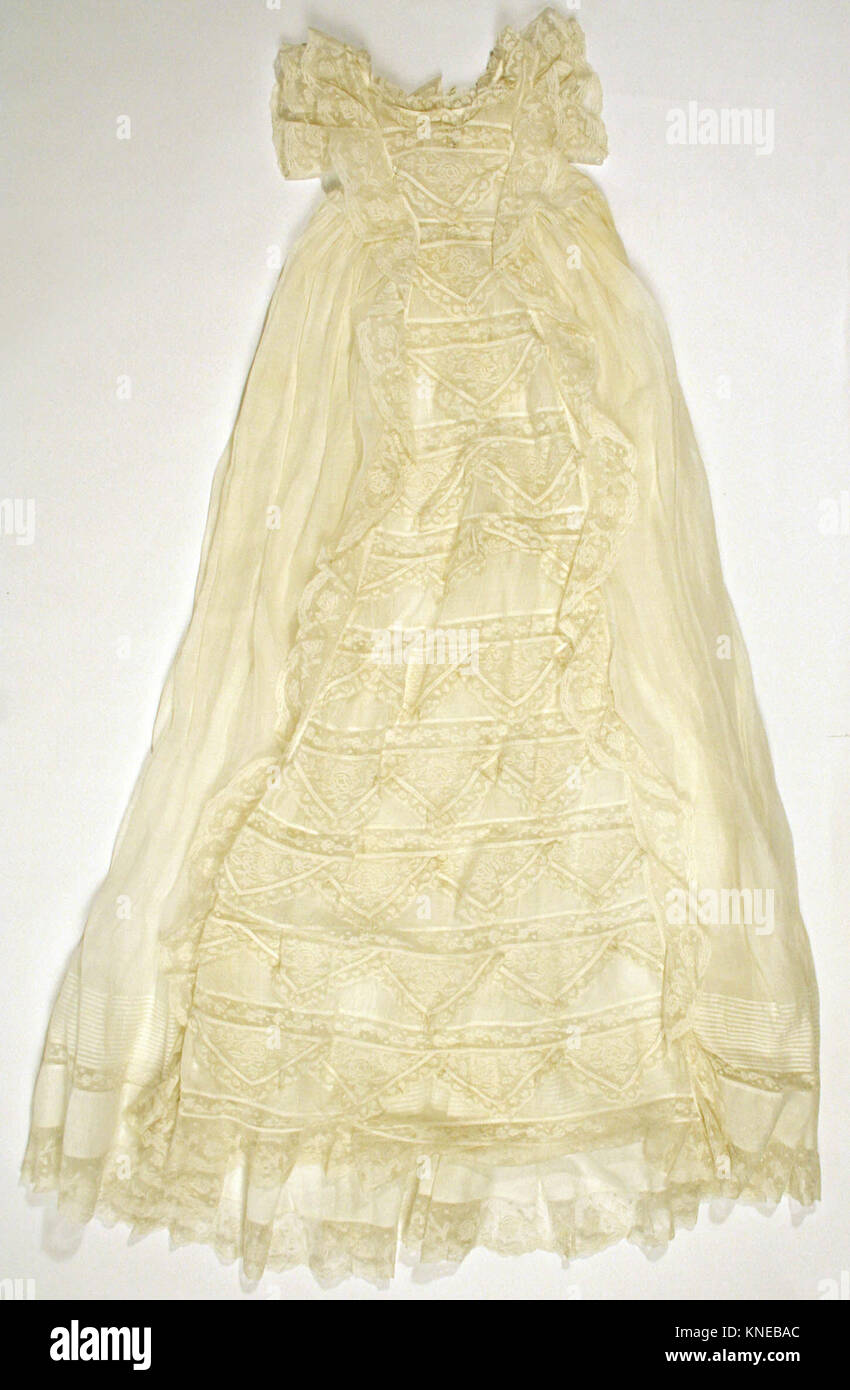 This christening dress is a historical garment, often worn during ...