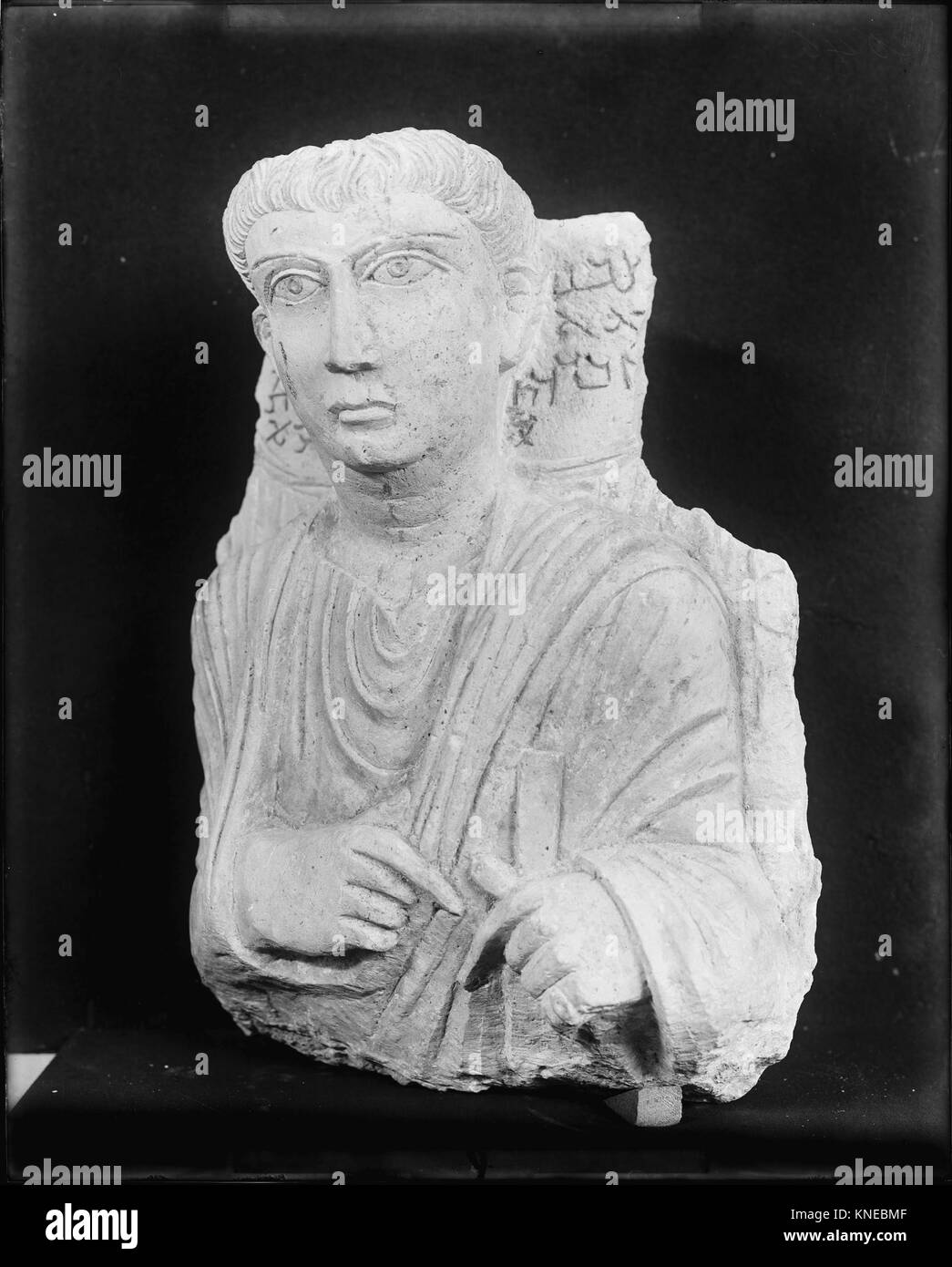 This funerary relief from the MET collection depicts mourning or ...