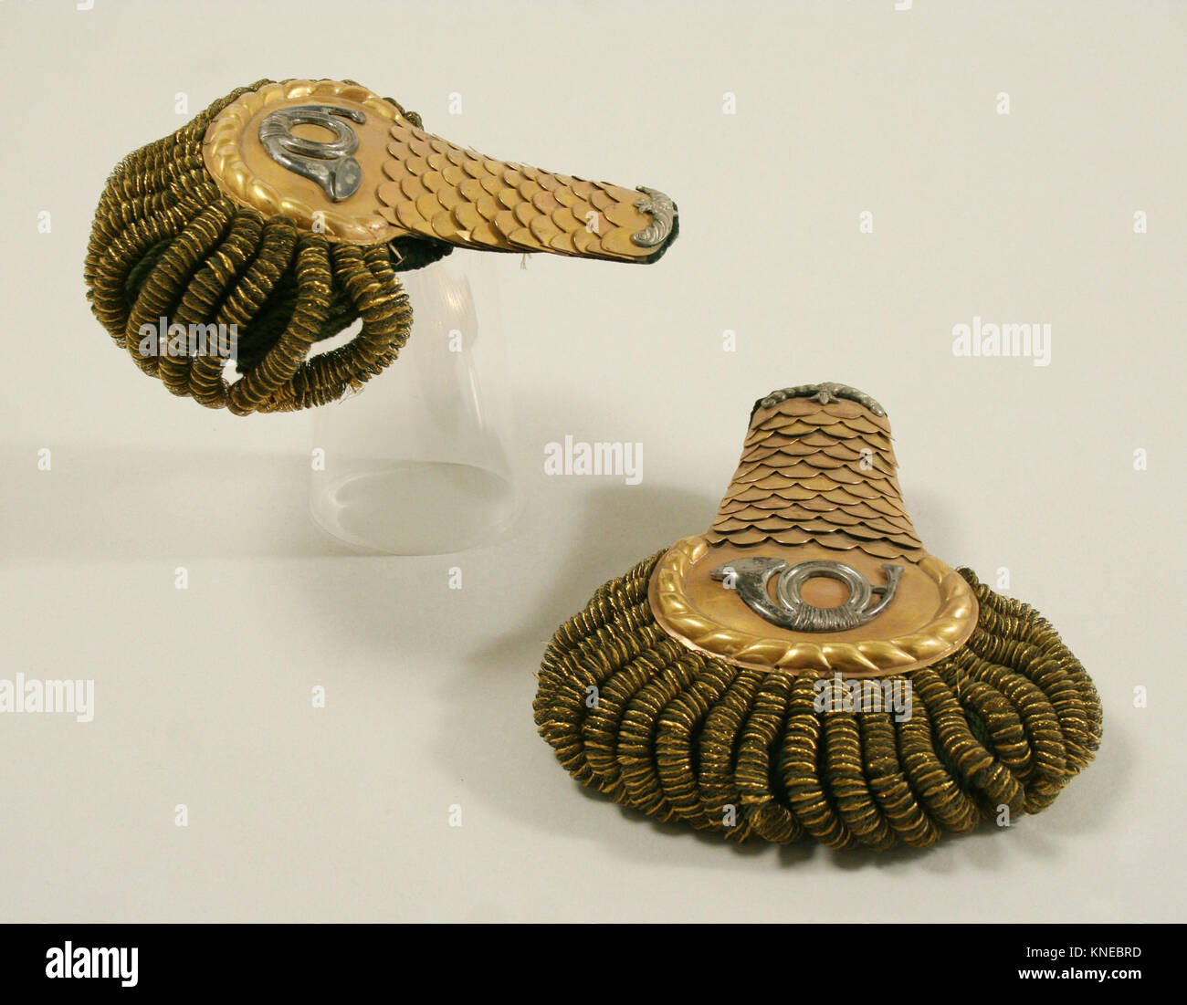 A pair of epaulets, designed for military or formal attire. These ...