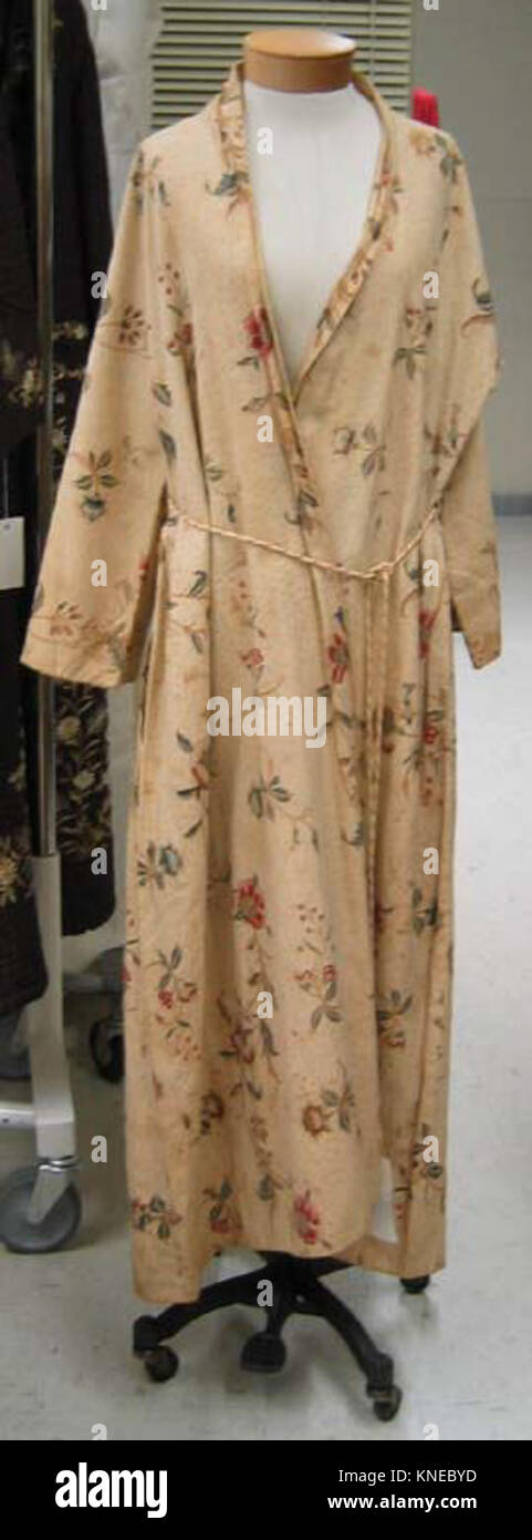 This banyan, a type of loose-fitting robe, is part of the MET ...