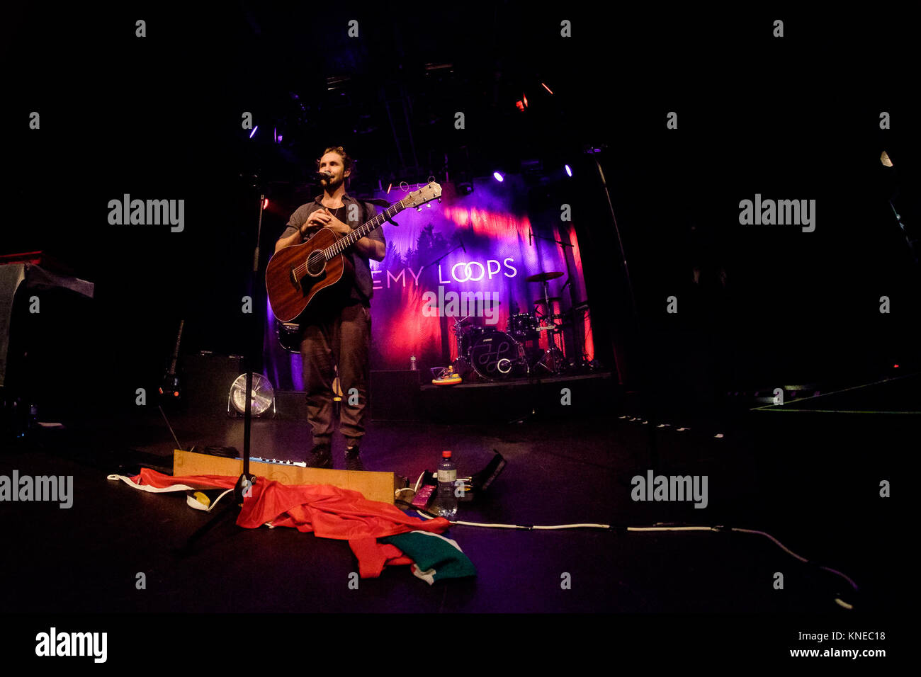 The South African singer, songwriter and musician Jeremy Loops performs ...