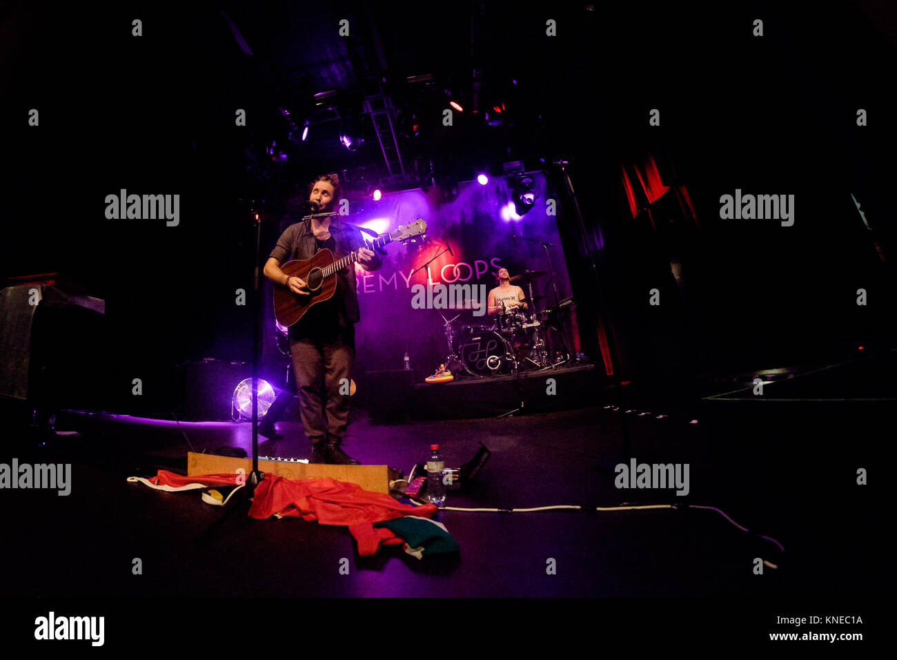 The South African singer, songwriter and musician Jeremy Loops performs ...