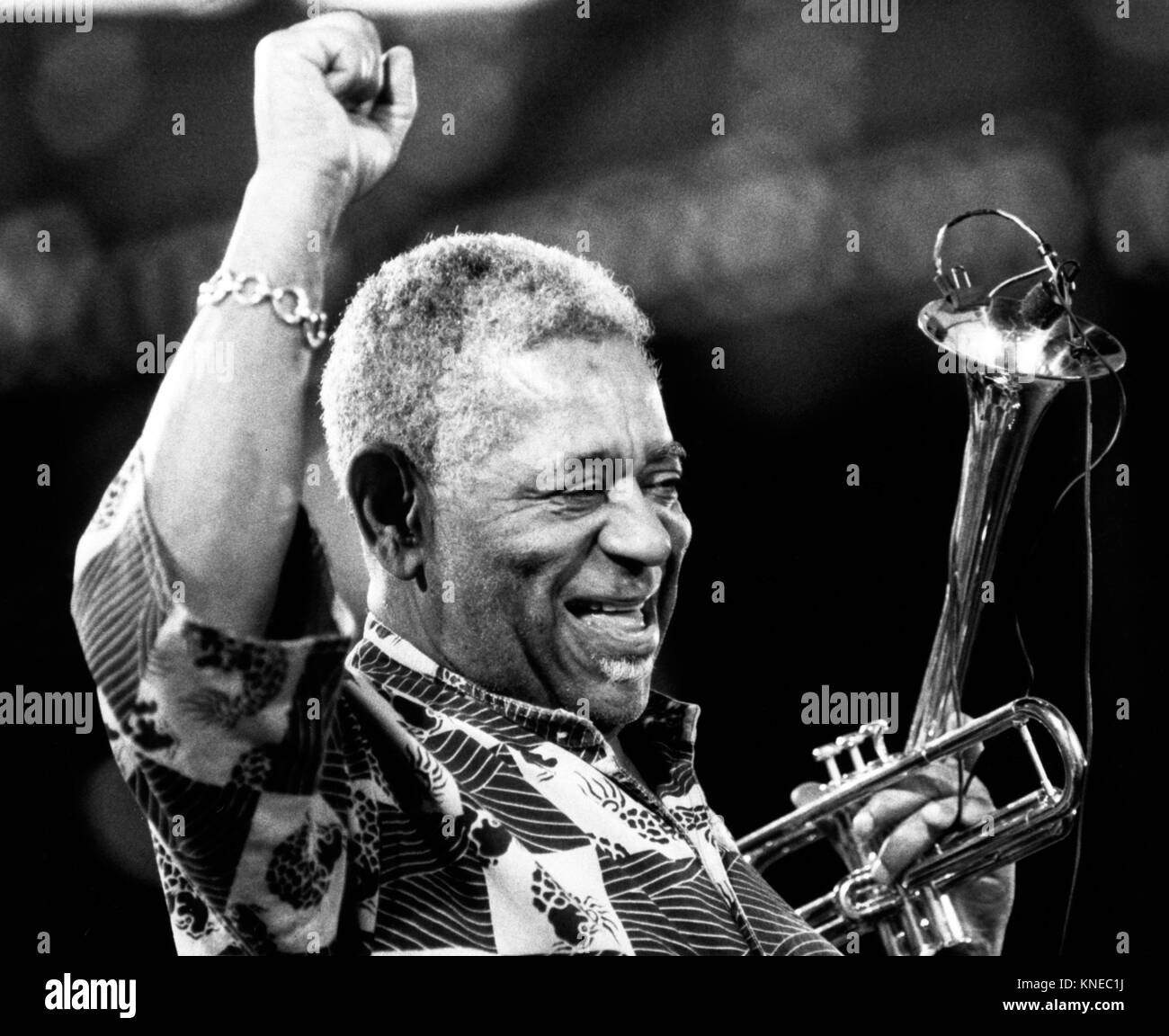 Dizzy Gillespie, 71, the legendary American jazz man. *UK Use Only ...