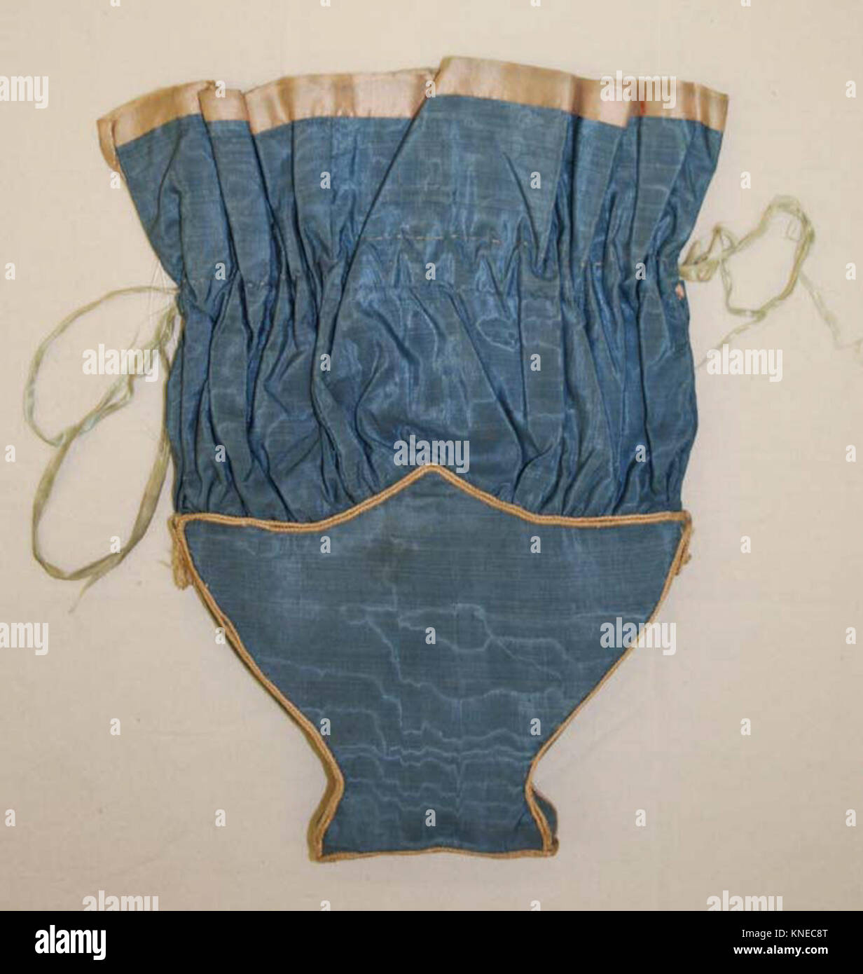 This ancient bag features unique design elements indicative of its ...