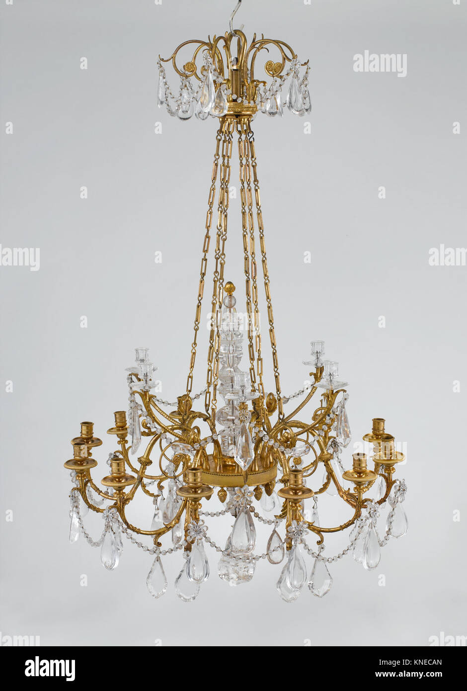 This 18-light chandelier is a significant example of lighting design ...