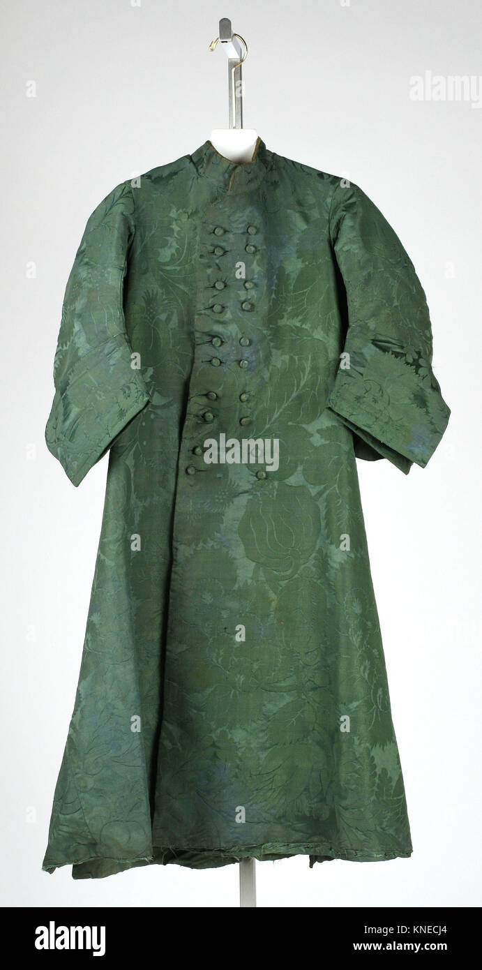 This dressing gown exemplifies luxurious textile craftsmanship and ...