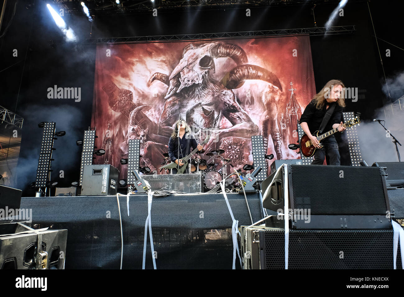 The German Thrash Metal Band Kreator Performs A Live Concert At The