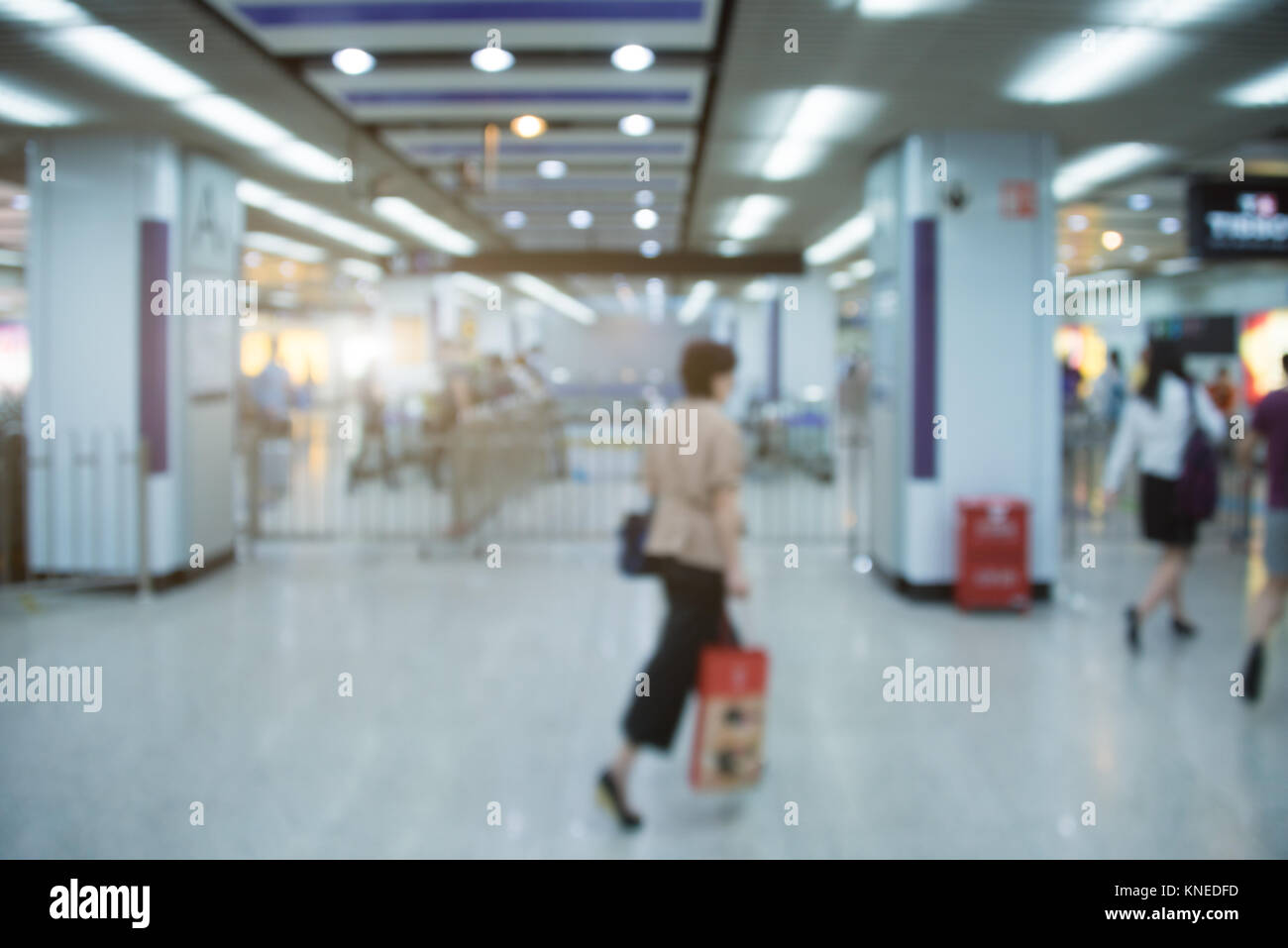 people walking in a busy underground station in Shanghai,China Stock ...