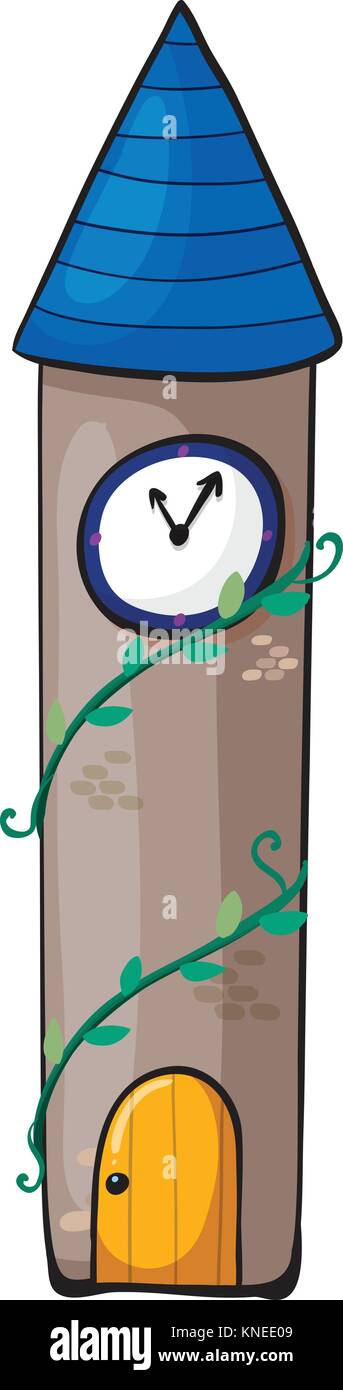 illustration of a tower on a white background Stock Vector Image & Art ...