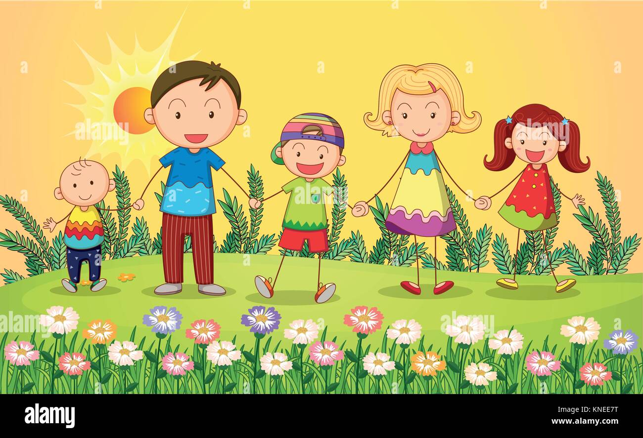 Smiling Children Clip Art