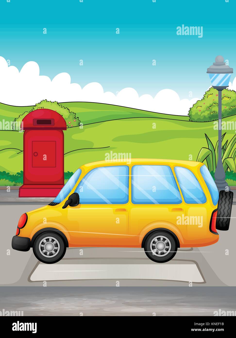 Passing by car window Stock Vector Images - Alamy