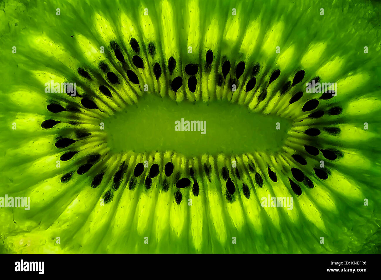 Extreme close-up of a kiwi fruit Stock Photo - Alamy