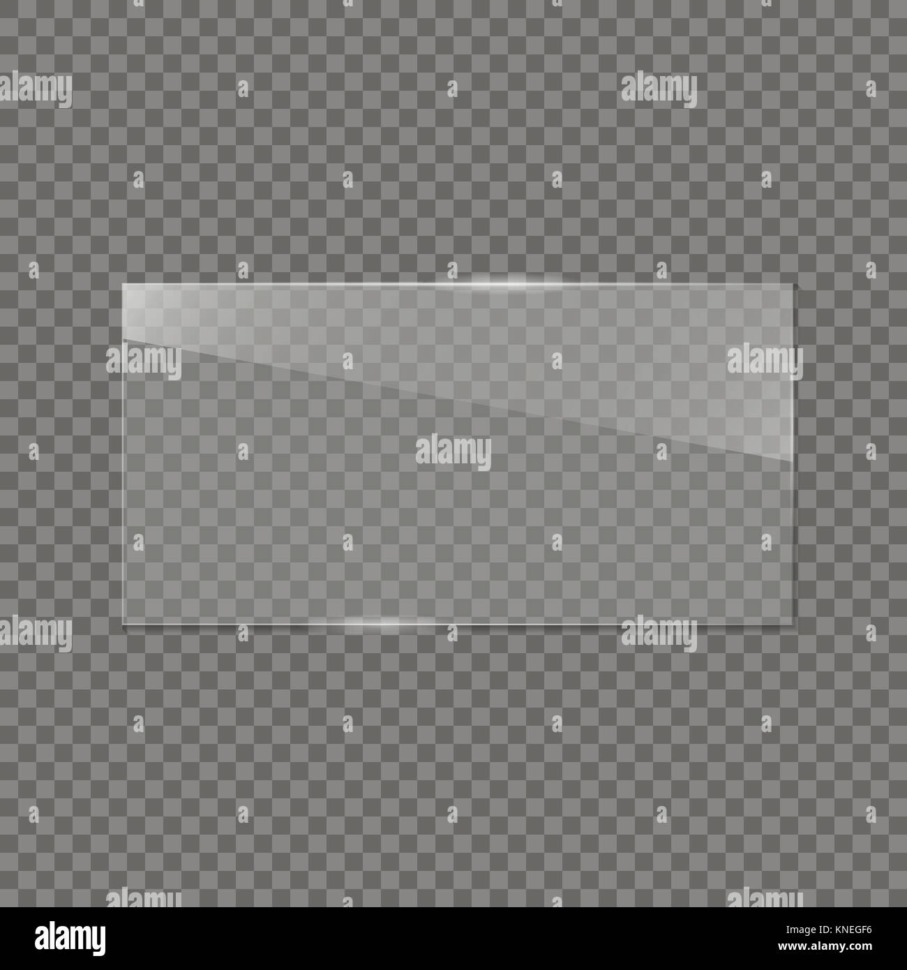 Transparent glass frame Stock Vector Image & Art - Alamy