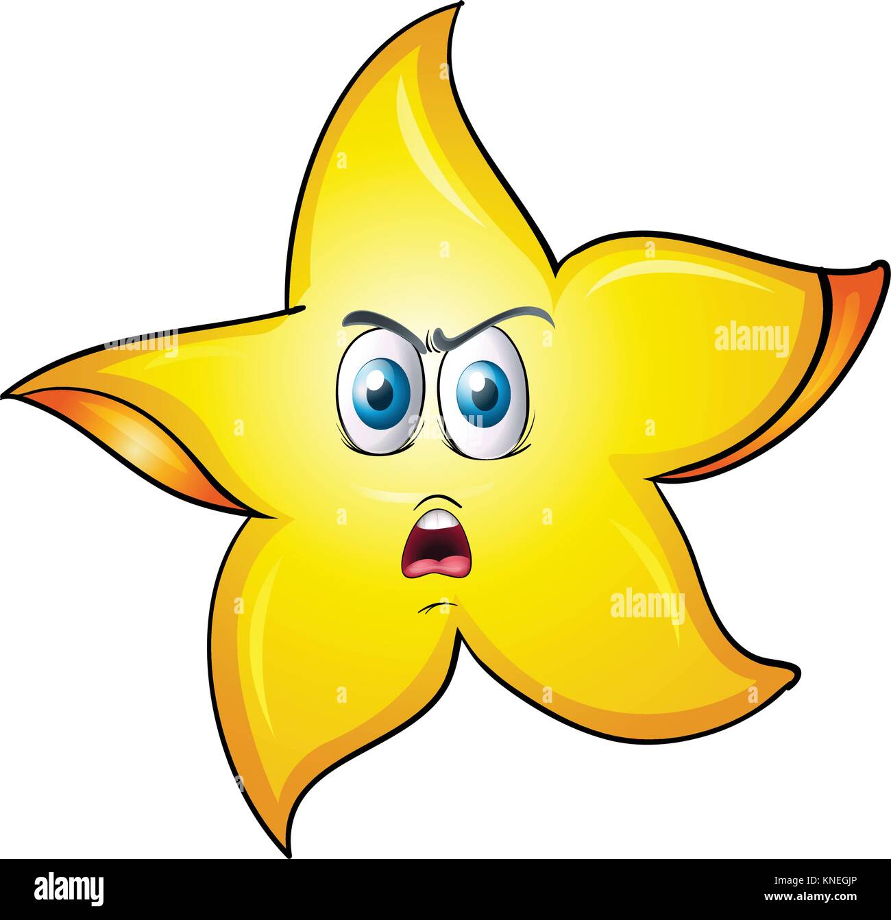 illustration of a face on a white background Stock Vector Image & Art ...