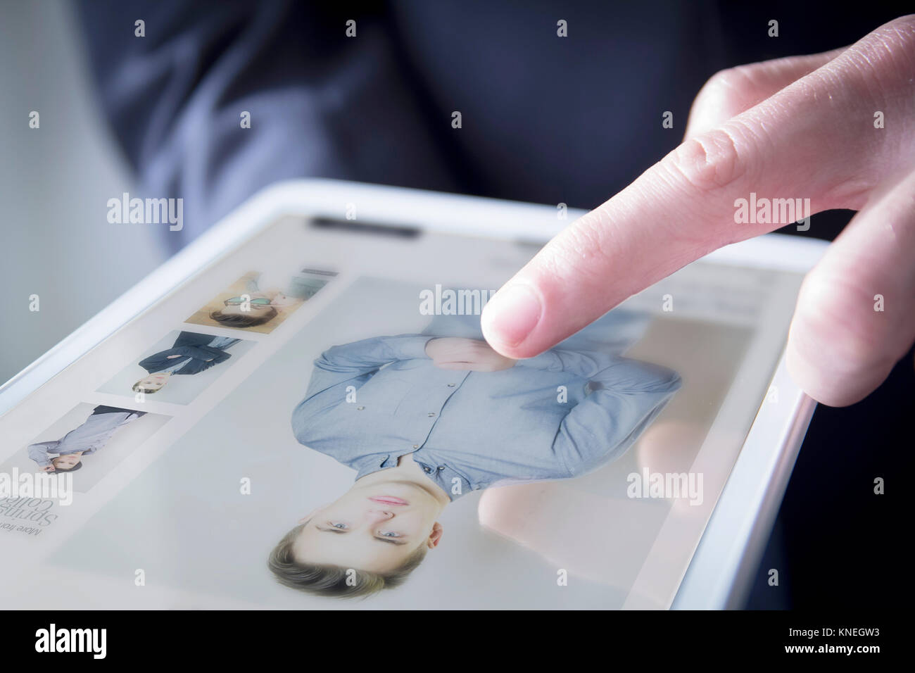 Shop screen showing buying hi-res stock photography and images - Alamy