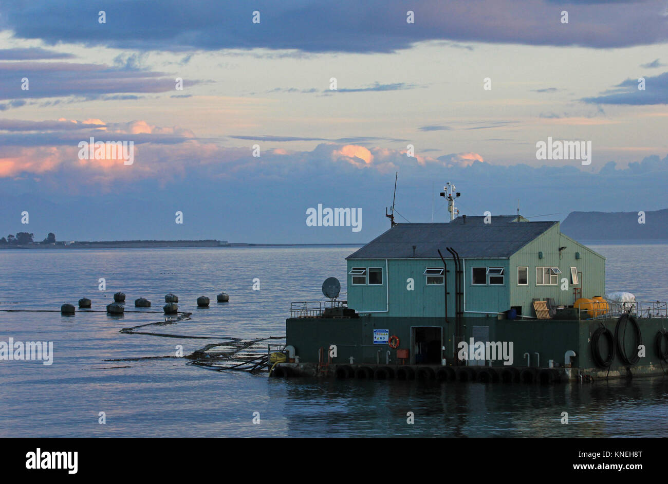 Fish farms in Chiloe Island, Chile Stock Photo - Alamy
