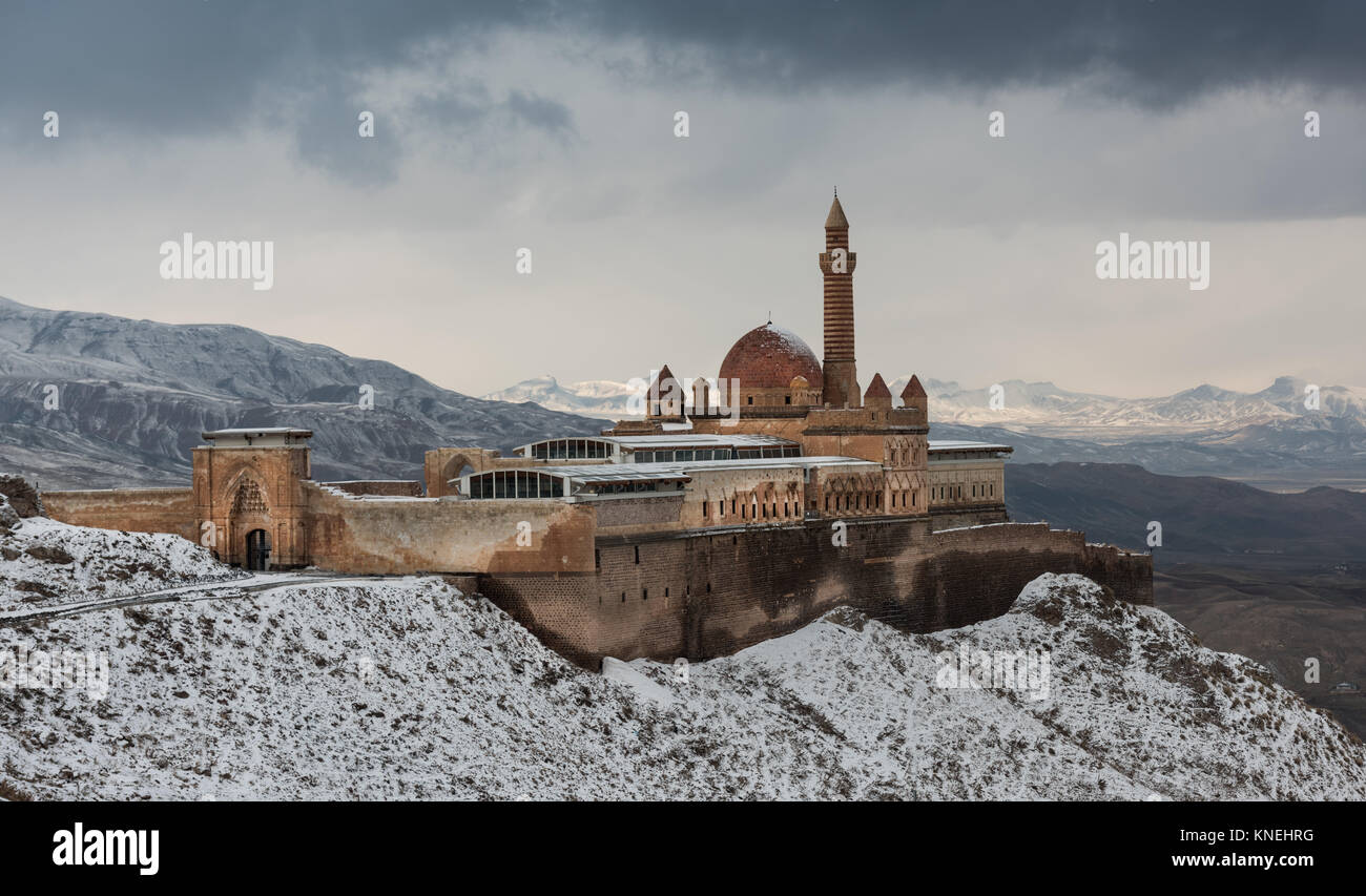 Ishak Pasha Palace (ishakpasa sarayi) near Dogubayazit in Eastern ...