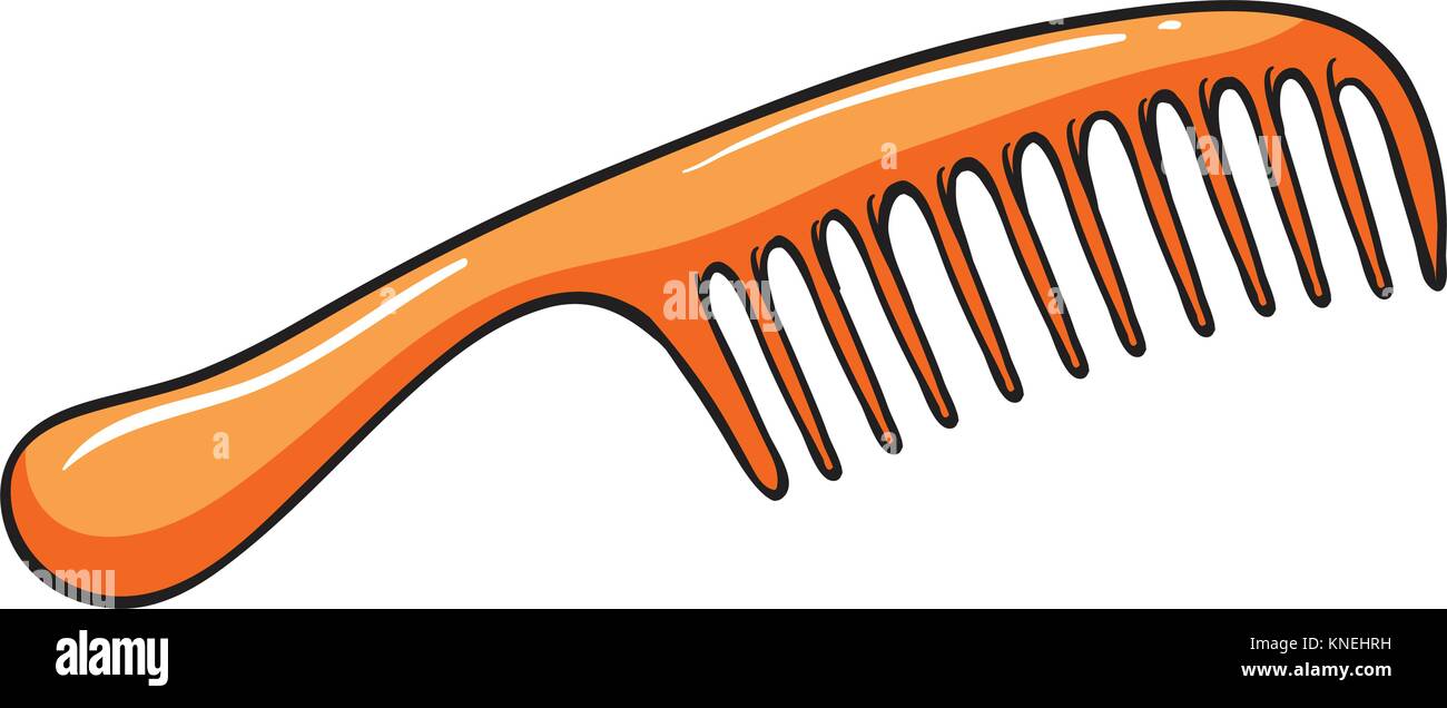 Illustration of a comb on a white background Stock Vector Image & Art ...