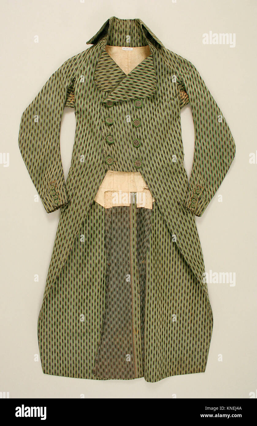 Coat. Date: 1790s; Culture: French; Medium: silk Stock Photo - Alamy