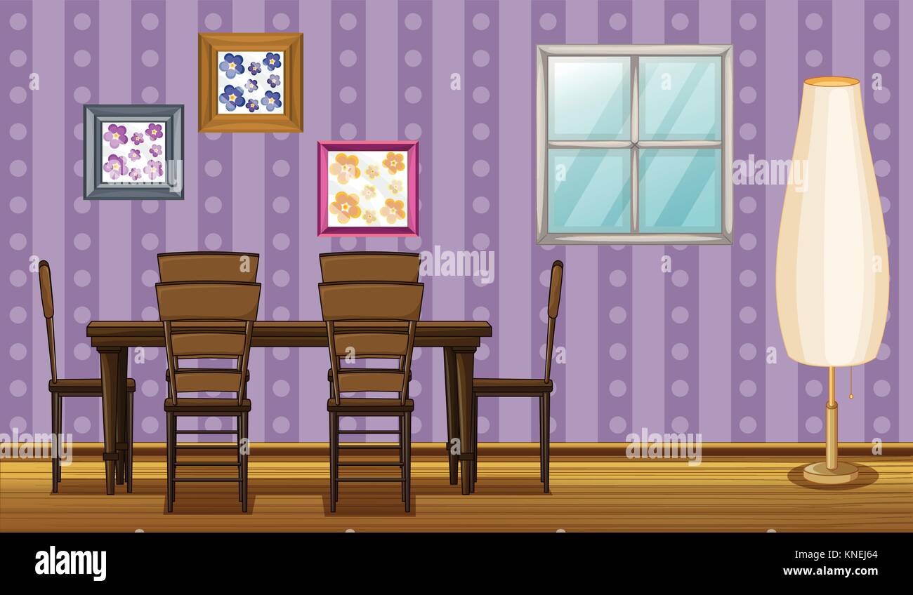 Purple table lamp Stock Vector Images - Alamy