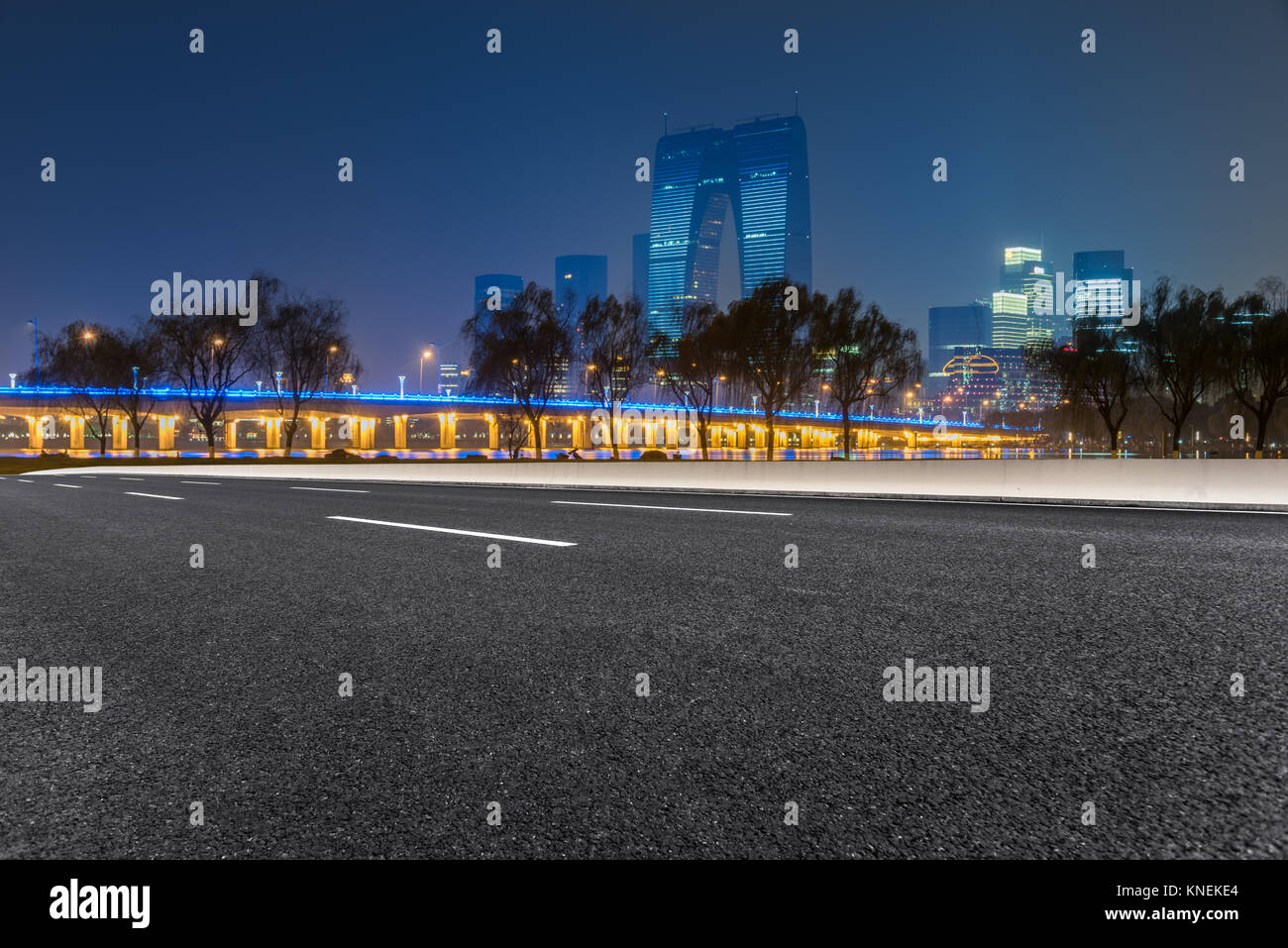 The Gate of the Orient by the Jinji Lake in Suzhou,China Stock Photo ...
