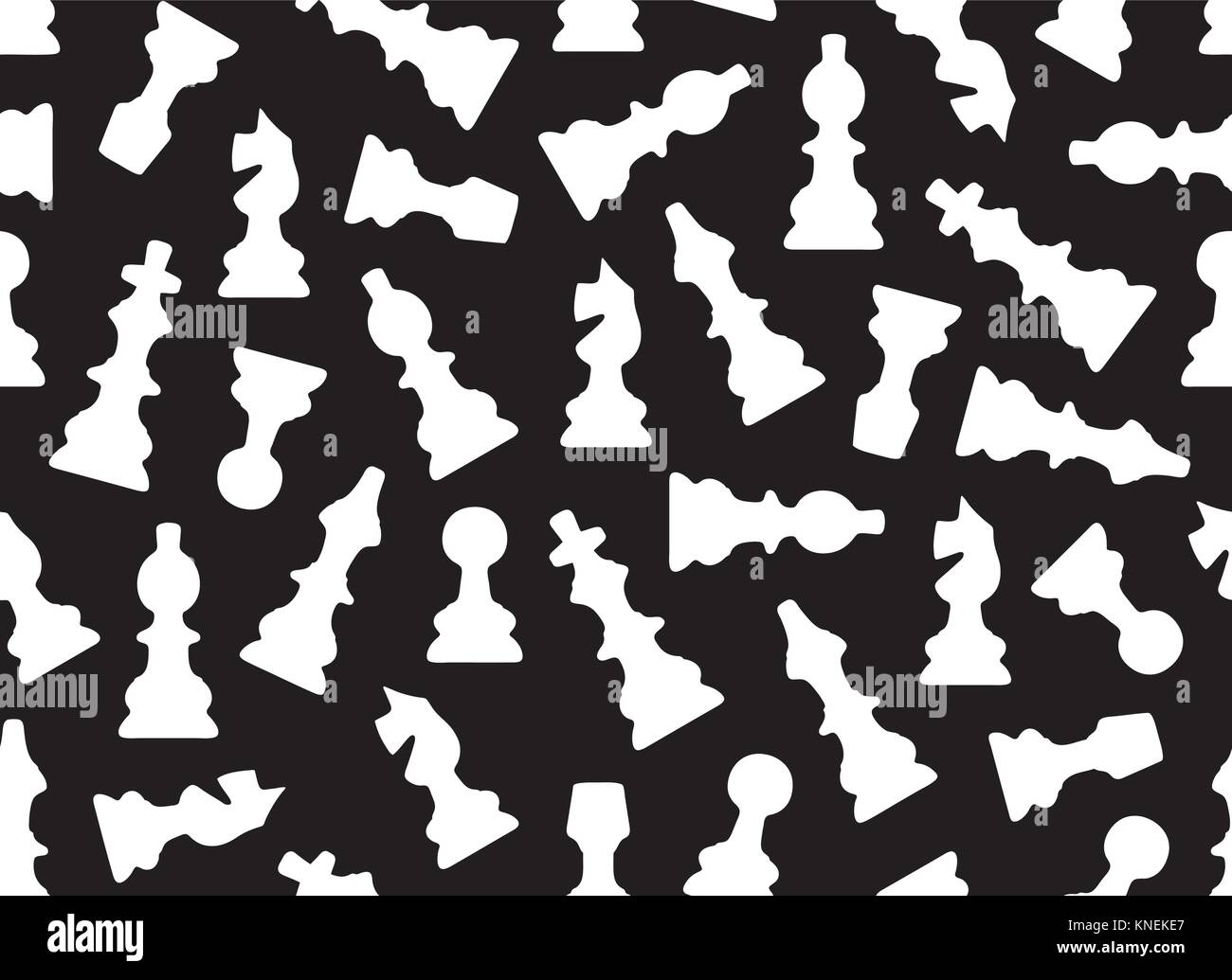 Seamless chess pieces with black in background Stock Vector Image & Art ...
