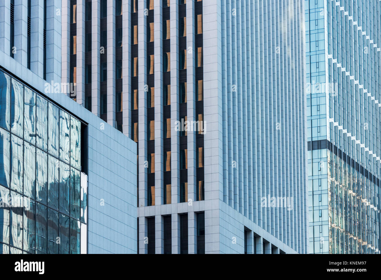 Close-Up Of Modern Office Buildings,Shenzhen,China Stock Photo - Alamy