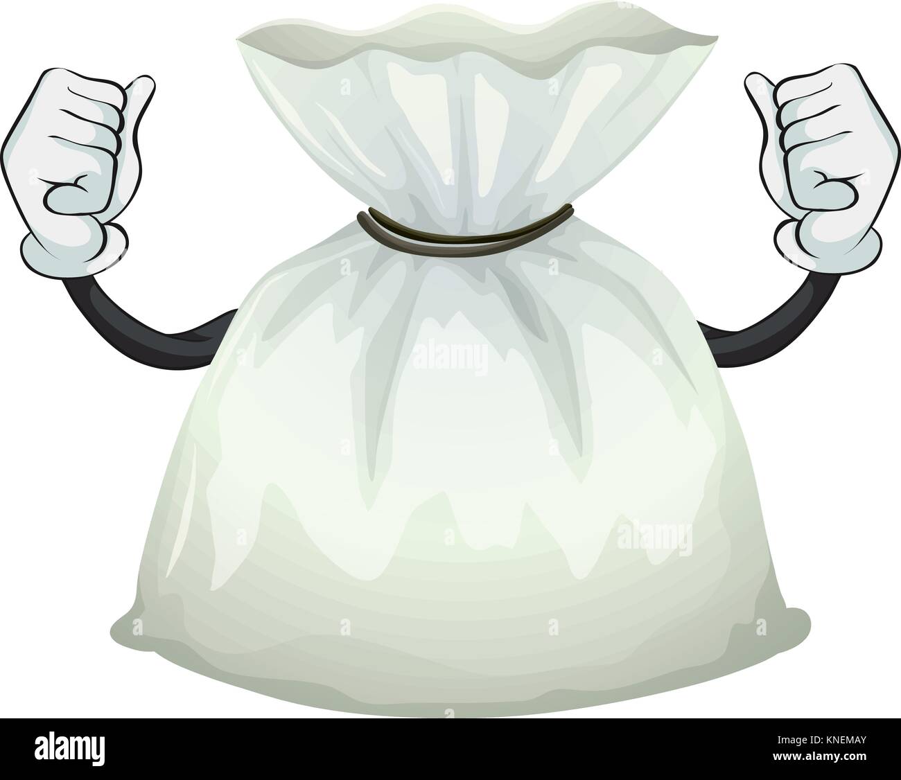 Illustration of a pouch bag on a white background Stock Vector Image ...