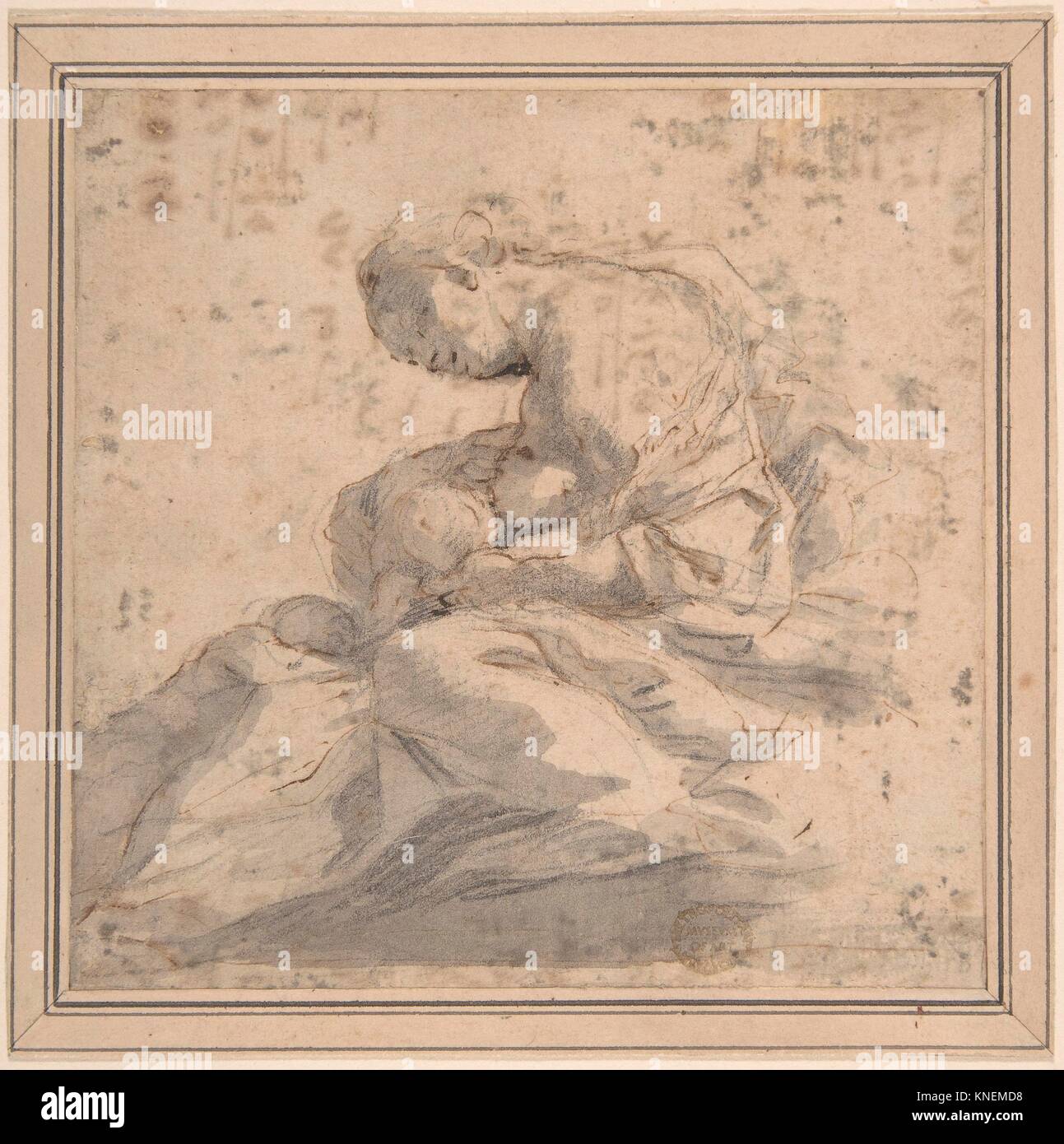Mother and Children (Charity?). Artist: Anonymous, Italian, Roman ...
